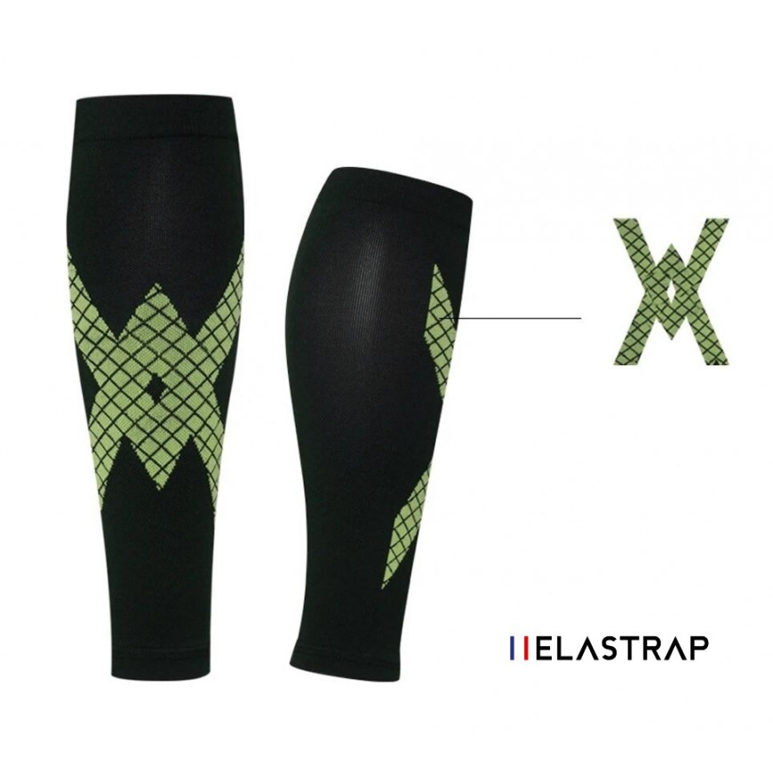 Manchons mollet de compression X-Sport - Effort et récupération - Noir ...