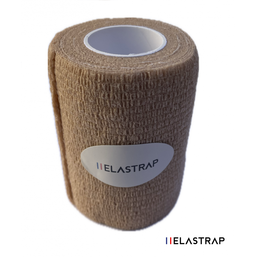 LOT 12 Bandes cohésives de contention - Chair - 7,5 cm x 4,5 m