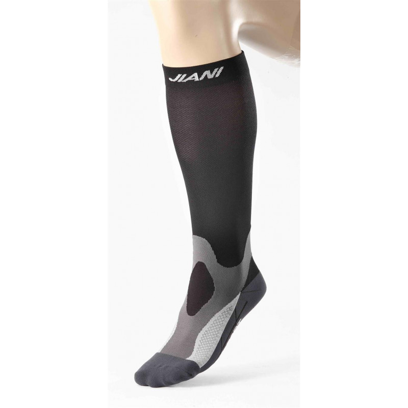 Chaussettes de compression Noire-Grise